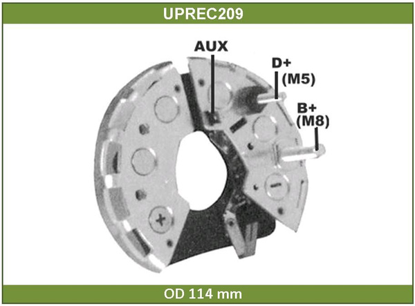 Диодный мост Unipoint REC209 - Unipoint арт. REC209 - купить по ...