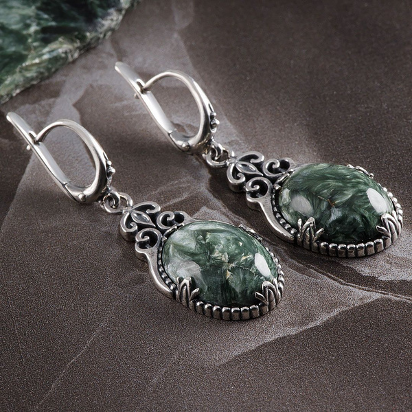 Milana Silver Серьги ювелирные Роскошные интересные cерьги из серебра с ...