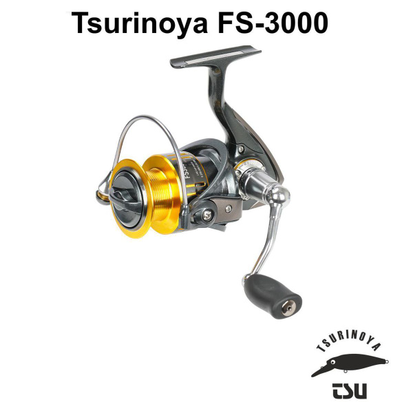 Катушка Tsurinoya FS, Безынерционная, 3000, Передний фрикцион купить по ...
