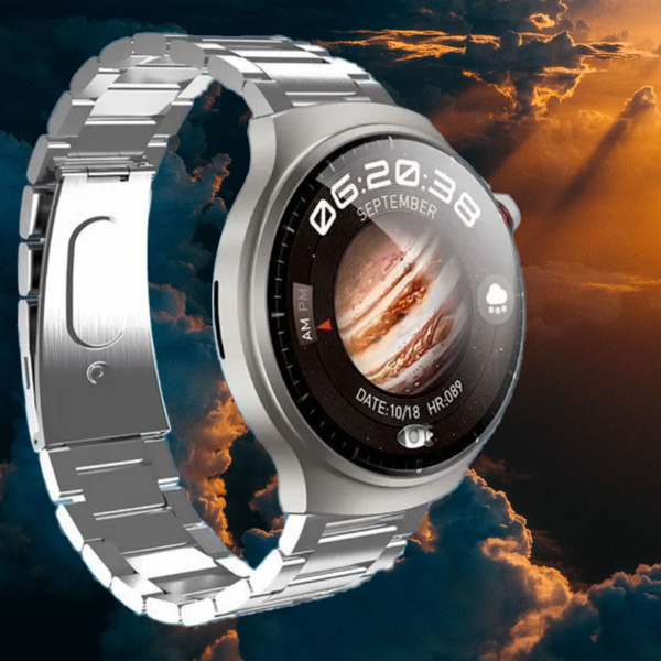 Купить смарт-часы Greentiger Часы HW6 MAX, экран 1.45" - купить по ...