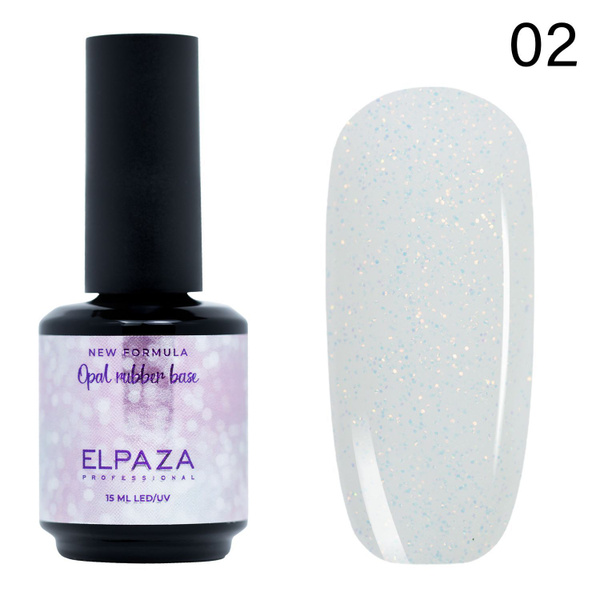Elpaza База каучуковая OPAL Rubber Base № 02, 15 мл - купить с ...