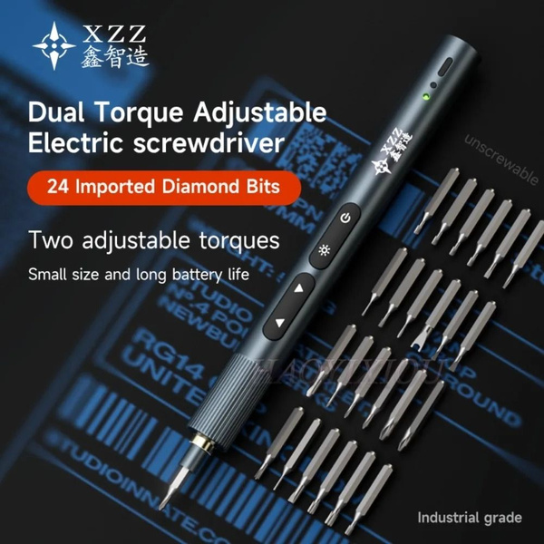 Новый комплект электрической прецизионной отвертки XZZ ES24 Type-C с ...
