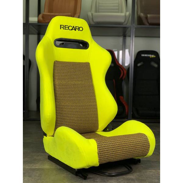 Сиденье спортивное (полуковш) SB Seats (57x54.5x92) Ткань, Желтый ...