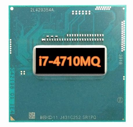Процессор Intel I7 4710MQ SR1PQ Core i7 4-го поколения, OEM (без кулера), 4 яд., 2.5 ГГц купить ...
