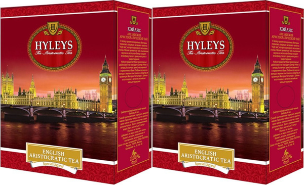 Hyleys Чай черный, аристократ, особокрупнолистовой , 500 гр., 2 уп ...