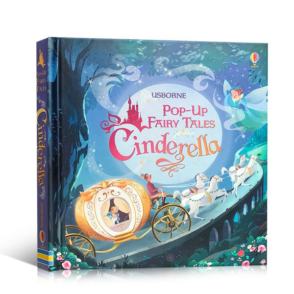 Usborne Pop-up Fairy Tales Cinderella Three-dimensional Picture Book Art Enlightenment Early ...