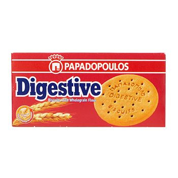 Печенье c цельнозерновой мукой PAPADOPOULOS Digestive 250 г, Греция 1шт ...