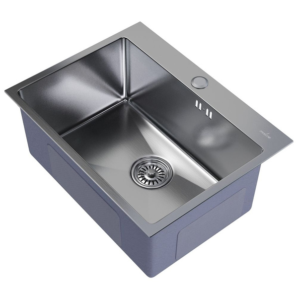 Мойка для кухни Mixline Pro 530х430х200 мм врезная прямоугольная с ...