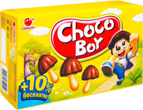 Печенье Orion Choco Boy с обогащающей добавкой, 100г - купить с ...