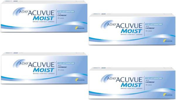 Acuvue Moist for Astigmatism. Цилиндр(Cyl) -1.75. Ось(AX) 160. Сфера(Sp ...