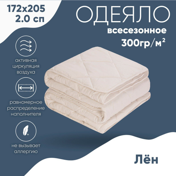 Одеяло Sortex Одеяло_Сортекс, 172x205, Летнее, Всесезонное, с ...
