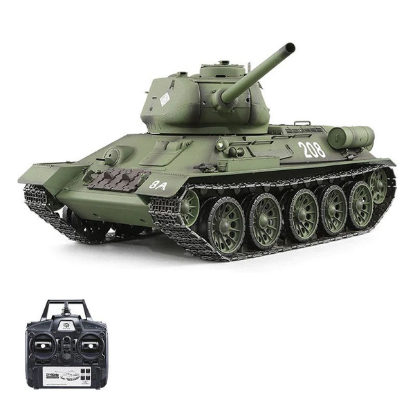 Радиоуправляемый танк Heng Long T-34 S version V7.0 масштаб 1:16 2.4G ...