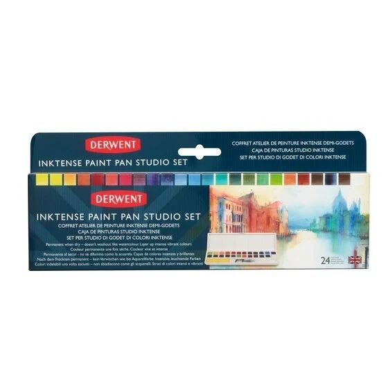 Derwent Inktense Набор акварельных красок 24 шт - купить с доставкой по ...