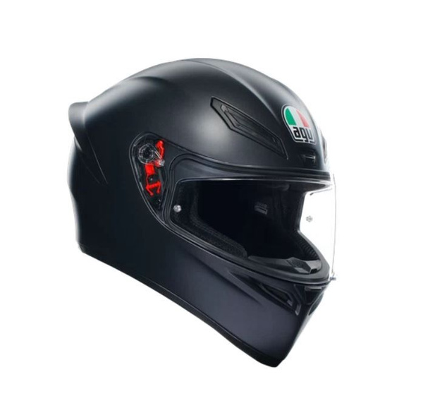 AGV Мотошлем, цвет: черный матовый, размер: XL - купить с доставкой по ...