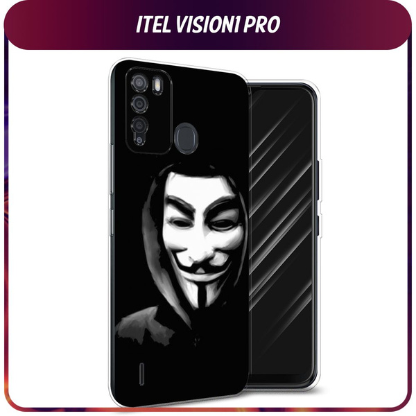 Силиконовый чехол на Itel Vision 1 Pro / Айтел Вижн 1 Про "Анонимус ...