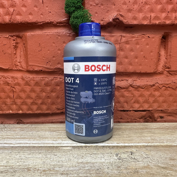 Жидкость тормозная Bosch DOT-4 (1 л) DOT 4 - купить по доступной цене в интернет-магазине OZON ...