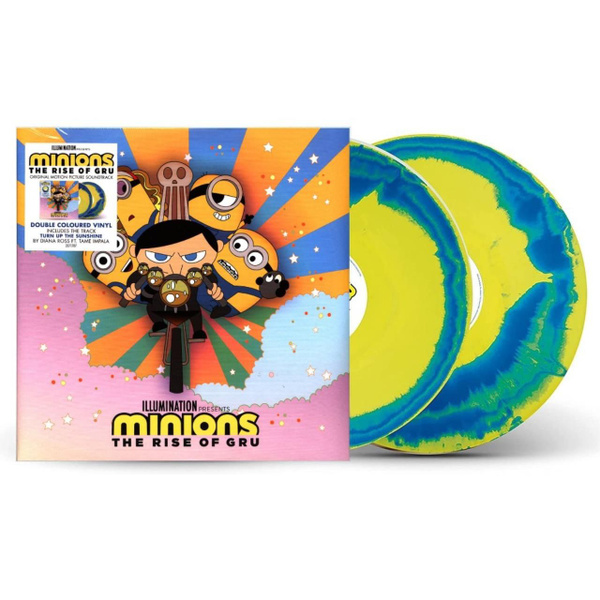 Виниловая пластинка OST - Minions: The Rise Of Gru (Yellow and Blue ...