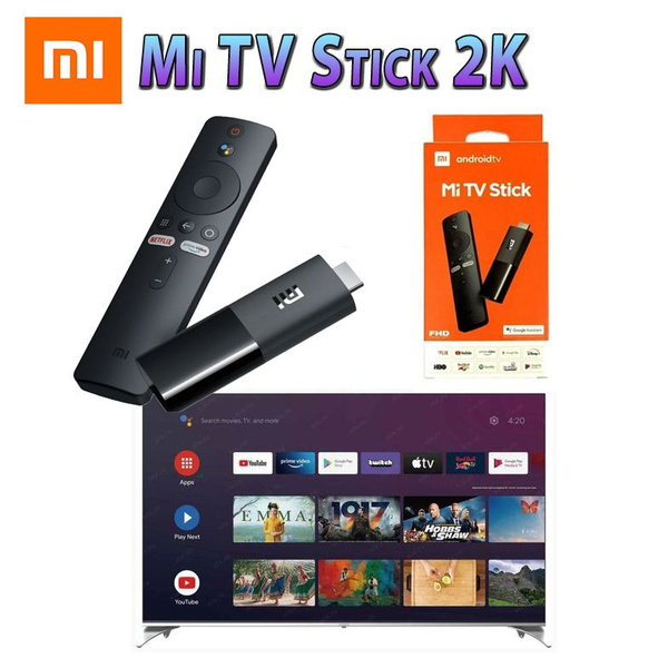 Медиаплеер Xiaomi Mi TV Stick 2K HDR FHD, HDMI, USB Type-C, черный ...