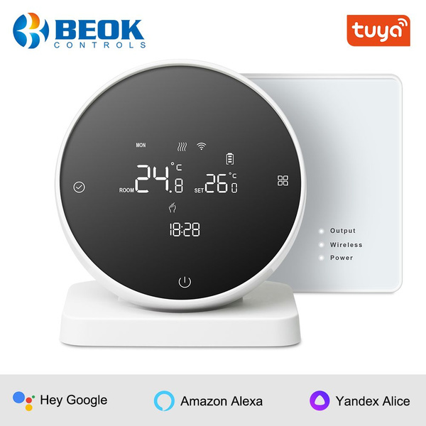 Beok RF Беспроводной термостат для газового котла,BOT-R7W-X-WIFI,Tuya ...