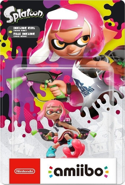 Фигурка Amiibo Splatoon: Inkling Girl Neon-Pink (Инклинг-Девочка ...