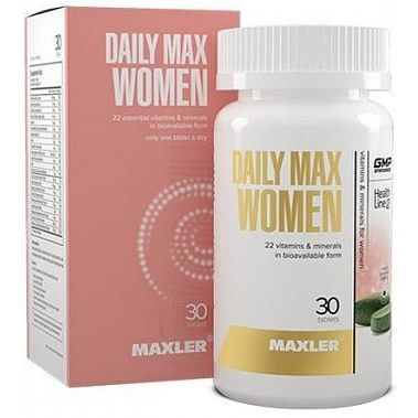 Витамины Daily Max Women Maxler, 30 таб. - купить с доставкой по ...