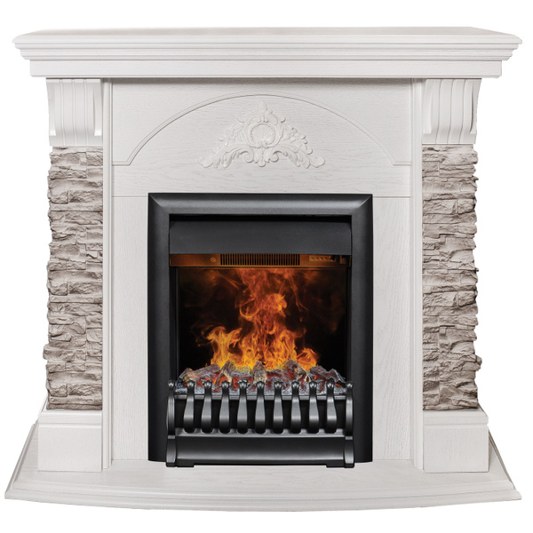 Электрокамин RealFlame ATHENA GR STD/EUG/25'5 WT-511 с очагом 3D Oregan купить на OZON по низкой ...