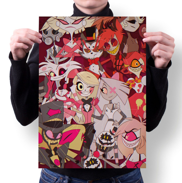 Характеристики Плакат формата А4 с принтом "Отель Хазбин" , Hazbin ...