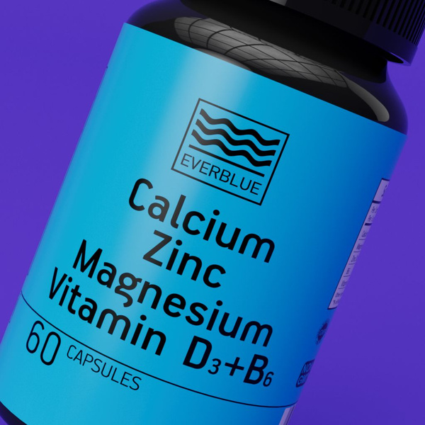 Витаминный комплекс "Кальций Цинк Магний Д3 В6" ("Calcium Zinc ...
