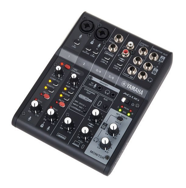 Yamaha AG06 MK2 BK - Аналоговые микшеры - купить с доставкой по ...