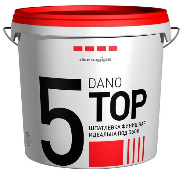 Шпатлевка готовая Danogips TOP, 5,6кг купить по низкой цене с доставкой в интернет-магазине OZON ...