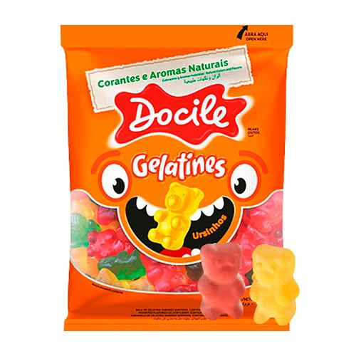 Мармелад жевательный DOCILE natural fruits bears, фруктовые медвежата ...