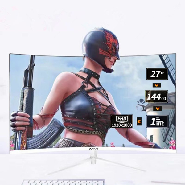 Монитор JCNAM 144 гц игровой изогнутый без рамки full hd 27" - купить по выгодной цене в ...