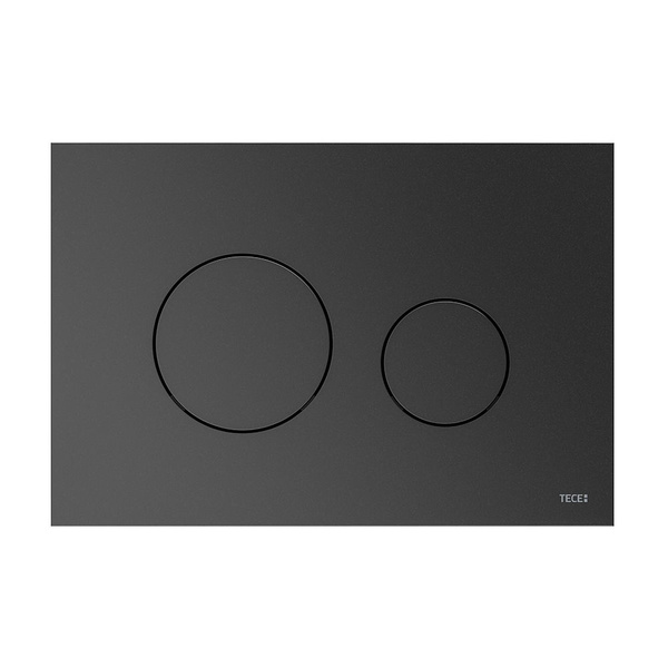 TECE Пластиковая панель смыва унитаза TECEloop для системы двойного смыва, графит металлик ...