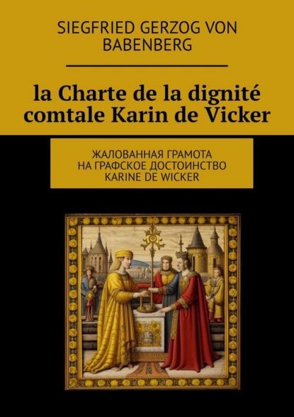 La Charte de la dignit comtale Karin de Vicker. Жалованная грамота на ...