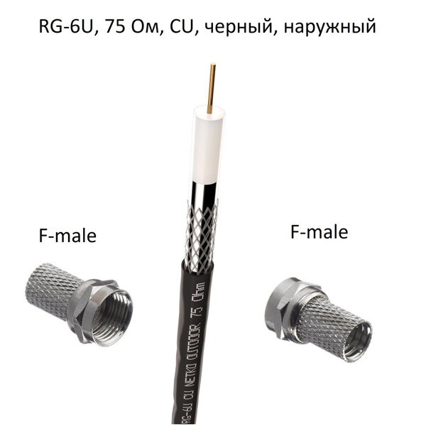 Кабель RG6UFMFM - купить по низкой цене в интернет-магазине OZON ...