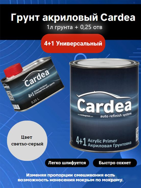 Автогрунтовка Cardea auto refinish system по низкой цене с доставкой в ...