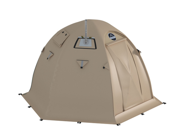 Зимняя палатка 5-местная AltaiCamp Алтай 2 двухслойная с арочными ...