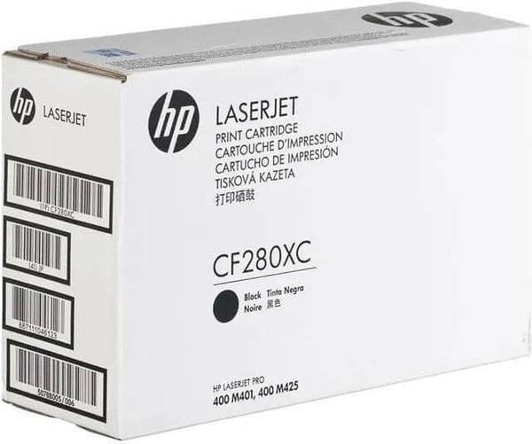 Расходник для печати HP CF280XC, Черный (black), для лазерного принтера ...