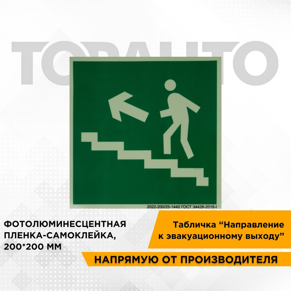Информационная табличка наклейки знак пожарной безопасности