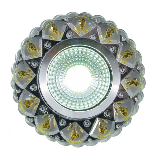 Светильник потолочный со встроенной ламппой и Led-подсветкой 3W ...