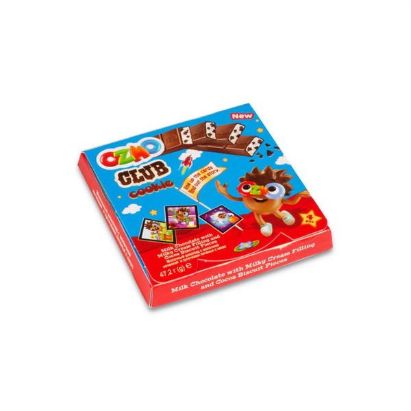 Молочный шоколад Ozmo Club Cookie с молоком и печеньем 47,2г.*1шт ...