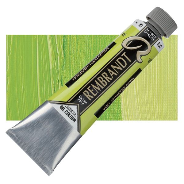 Краска масляная Rembrandt туба 40мл №633 Желто-зеленый устойчивый ...