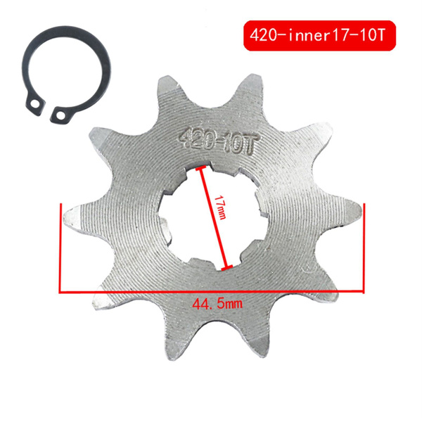 Звезда Ведущая/Шестерня Передней Звездочки 420 Цепь 17MM 10-19 Зубьев ...