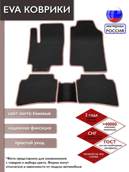 Коврики в салон автомобиля kovryrulyat BMW X5 IV (G05) 2018-2022, цвет ...