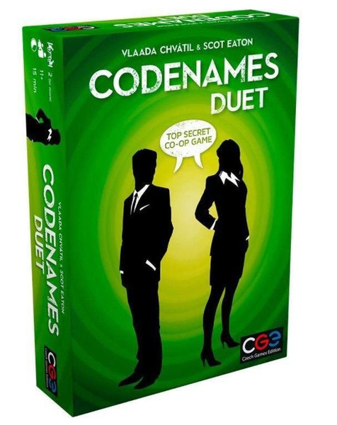 Green Code/ Весёлая настольная игра "Кодовые Имена (Codenames DUET ...