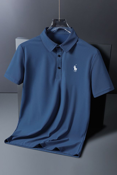 Поло Ralph Lauren, размер 56, 54, цвет темно-синий, 85%Нейлон;15%Аран ...