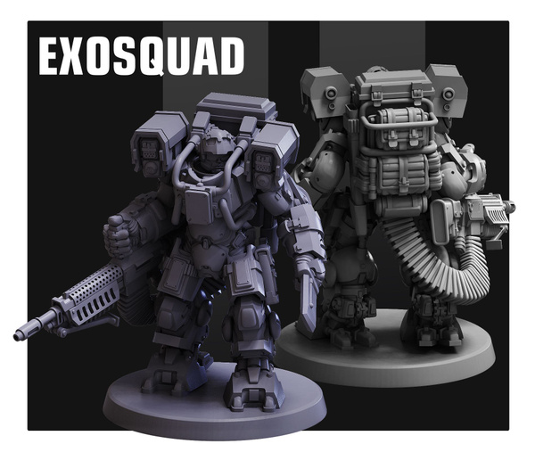Exosquad / Отряд боевых экзоскелетов / Warhammer 40000 - купить с ...