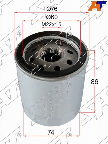 Фильтр масляный SAT 612024 - купить по выгодным ценам в интернет ...