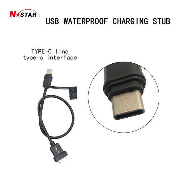 Кабель N-STAR Кабель USBA-USBC. 30 см, водонепроницаемый (NS-TCC ...