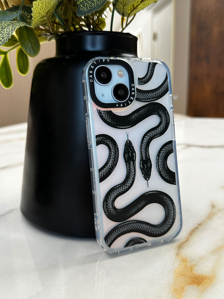 Чехол для iPhone 15 Casetify Snake Змея - купить с доставкой по ...